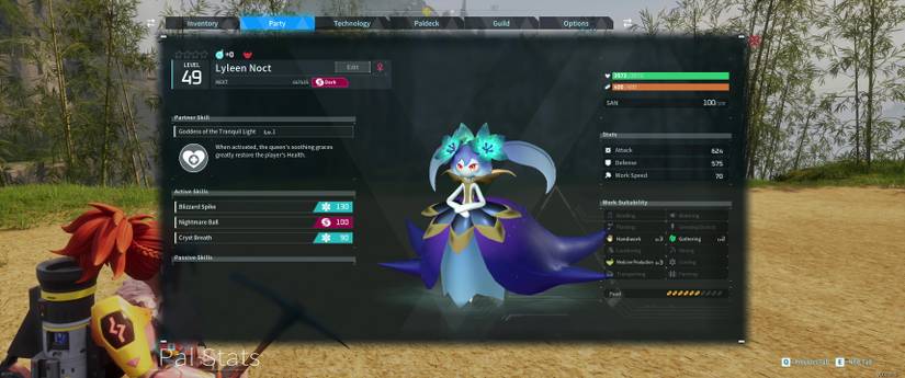 How To Beat The Lyleen Noct Alpha In Palworld