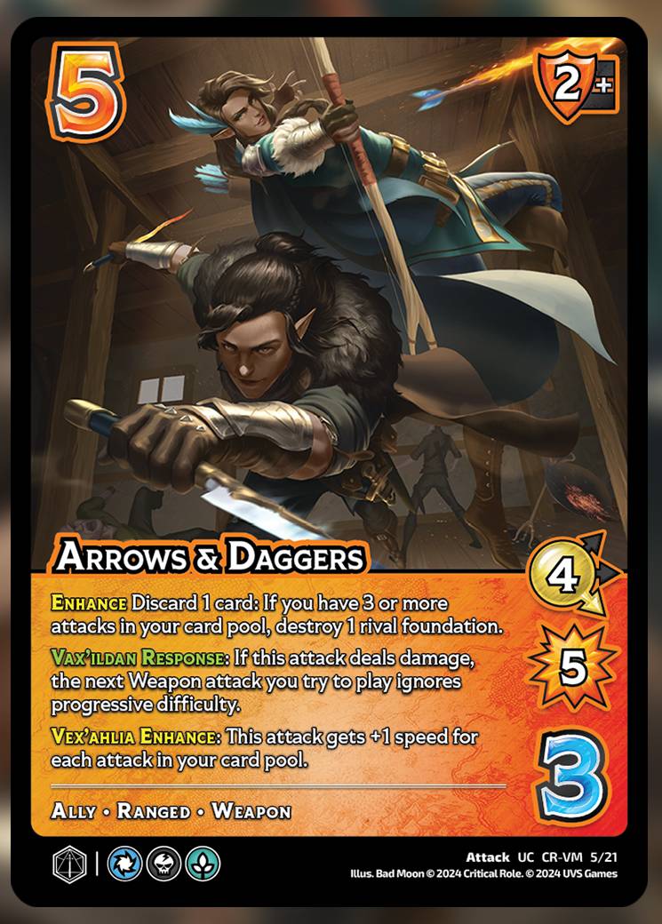 Every Card In The Critical Role: Vox Machina Challenger Series Deck ...