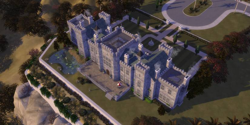 How To Build A Castle In The Sims 4 Castle Estate