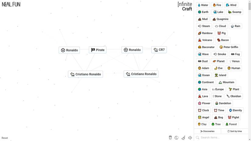 How To Craft Cristiano Ronaldo In Infinite Craft