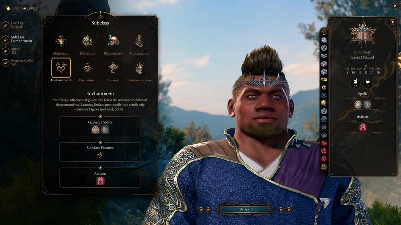 Best Enchantment Wizard Build In BG3