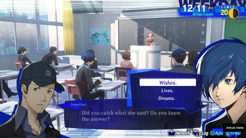 All Class And Exam Answers At School In Persona 3 Reload