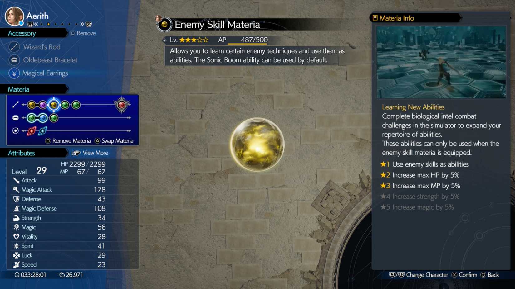 Complete Guide To Enemy Skill Materia In Final Fantasy VII Rebirth