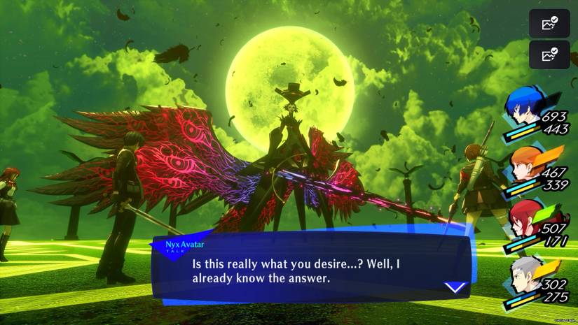 All Of Nyx's Affinities And How To Defeat Nyx In Persona 3 Reload