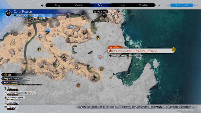 Corel Region Phenomenon Intel Guide For Final Fantasy VII Rebirth