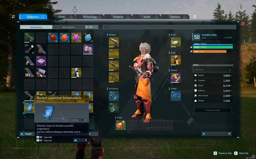 How To Get The Legendary Rocket Launcher Schematic In Palworld