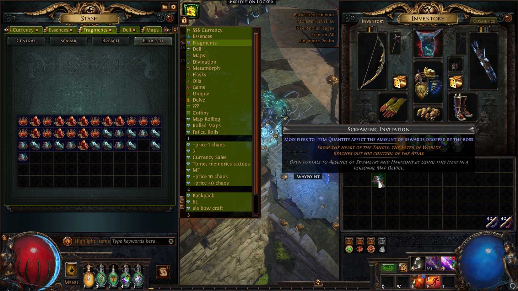 Where To Find All The Voidstones In Path Of Exile