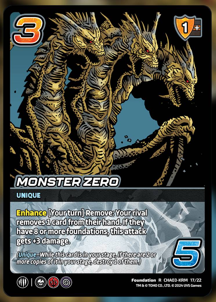 Every Card In UniVersus' Godzilla Challenger Series: King Ghidorah And ...