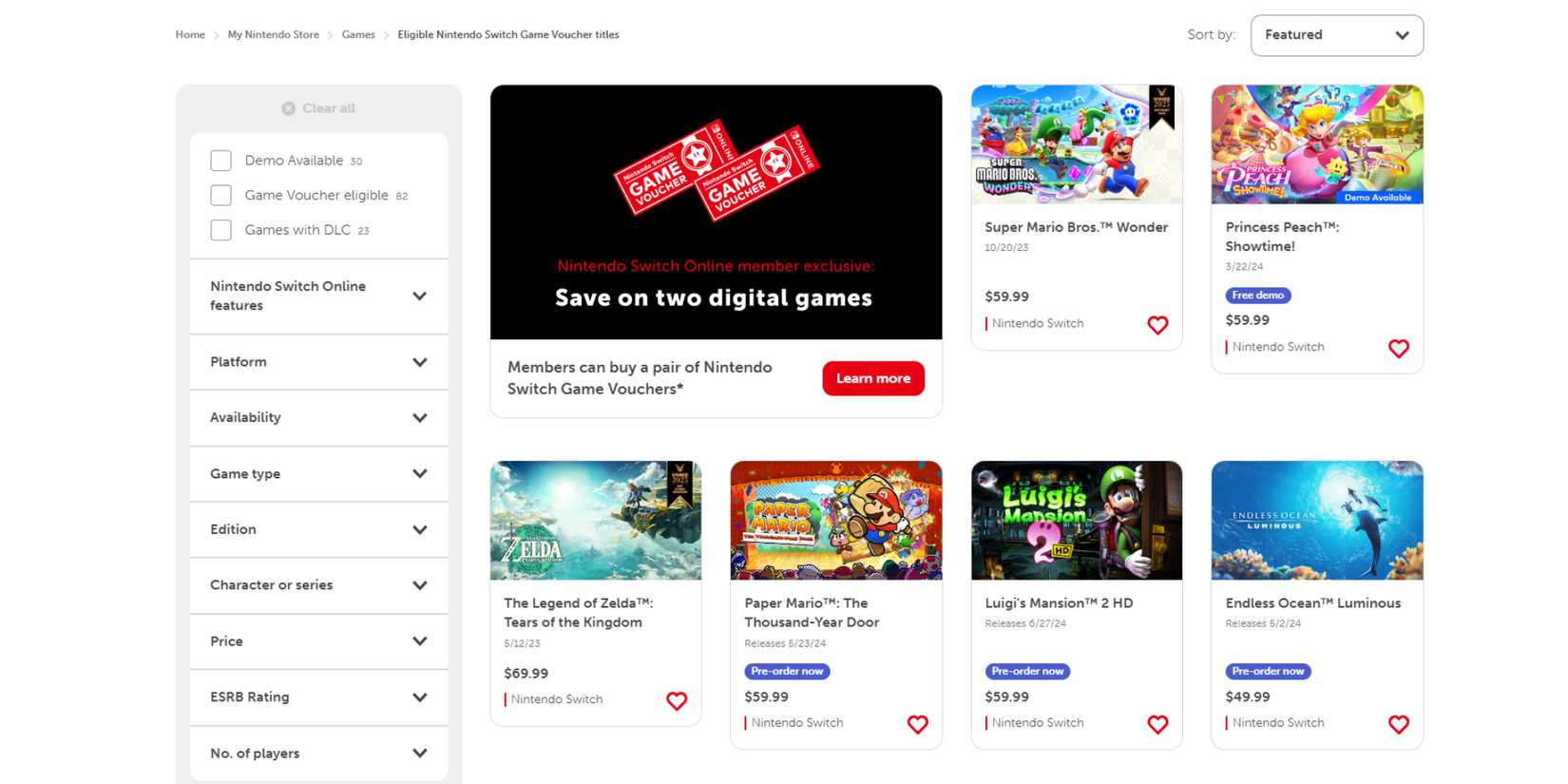 How To Use Get Nintendo Switch Game Vouchers?