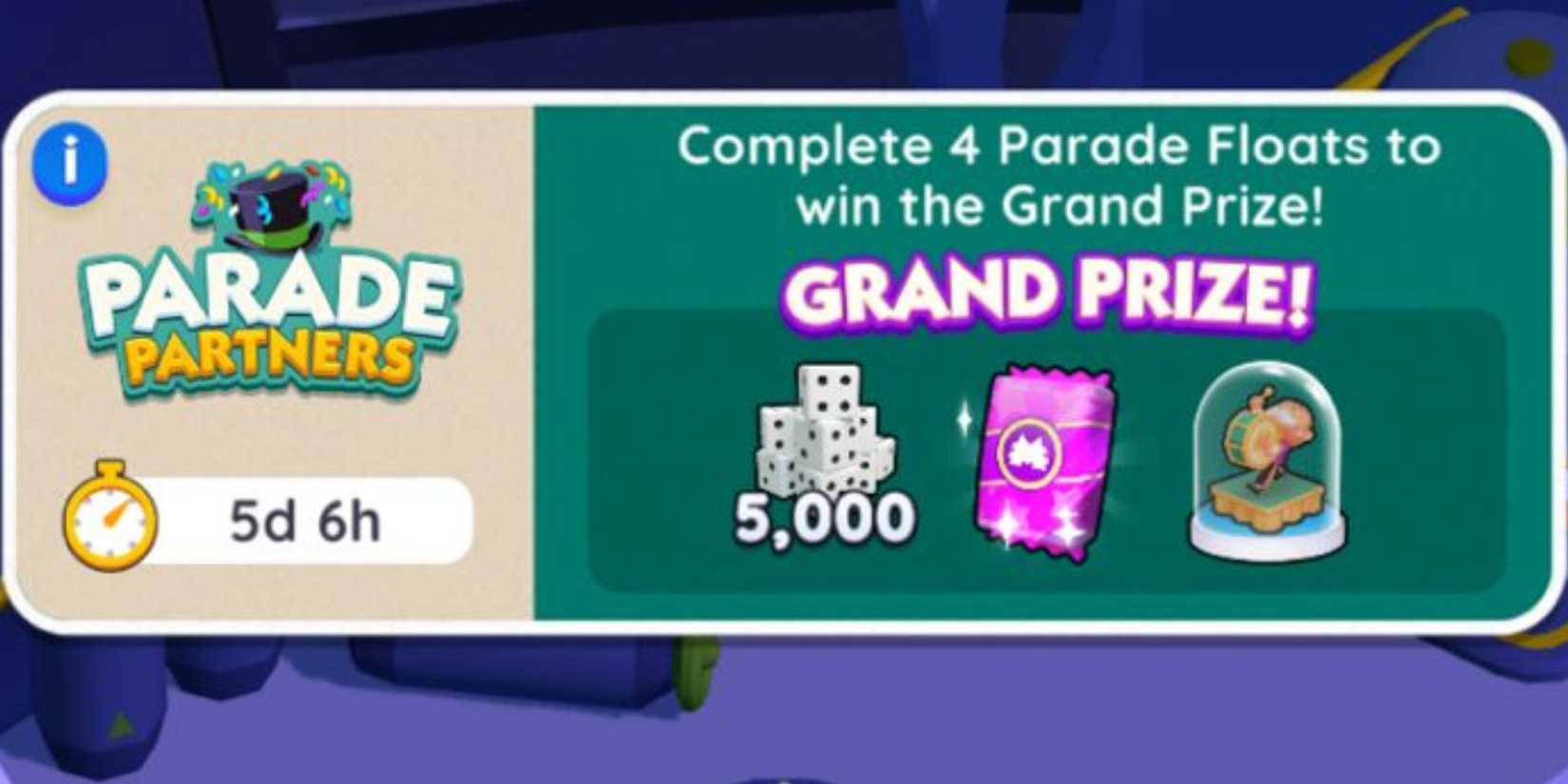 Parade Partners Rewards And Milestones In Monopoly Go
