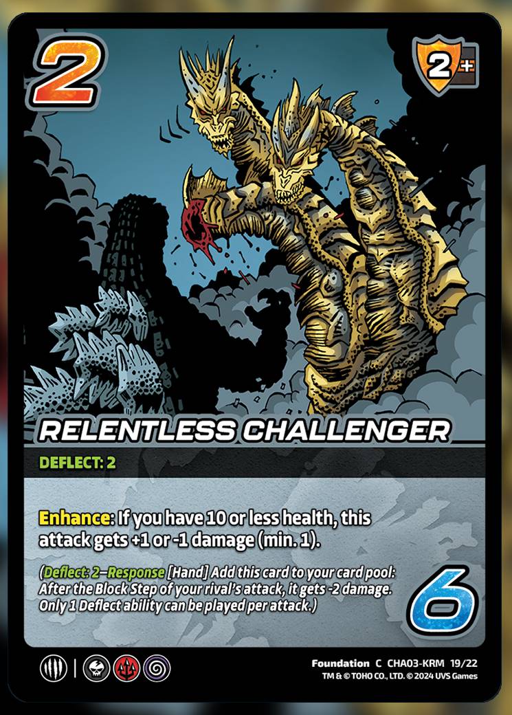 Every Card In UniVersus' Godzilla Challenger Series: King Ghidorah And ...