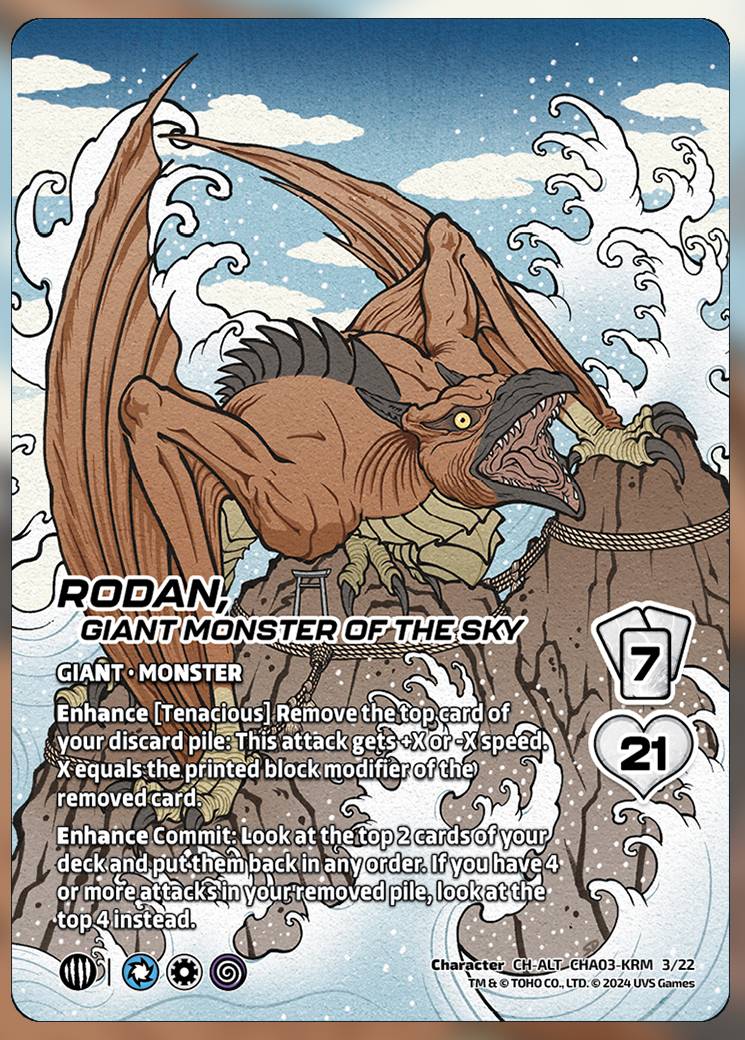 Every Card In UniVersus' Godzilla Challenger Series: King Ghidorah And ...