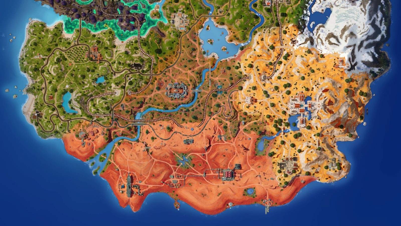 Fortnite Chapter 5, Season 3 Wrecked Map Revealed