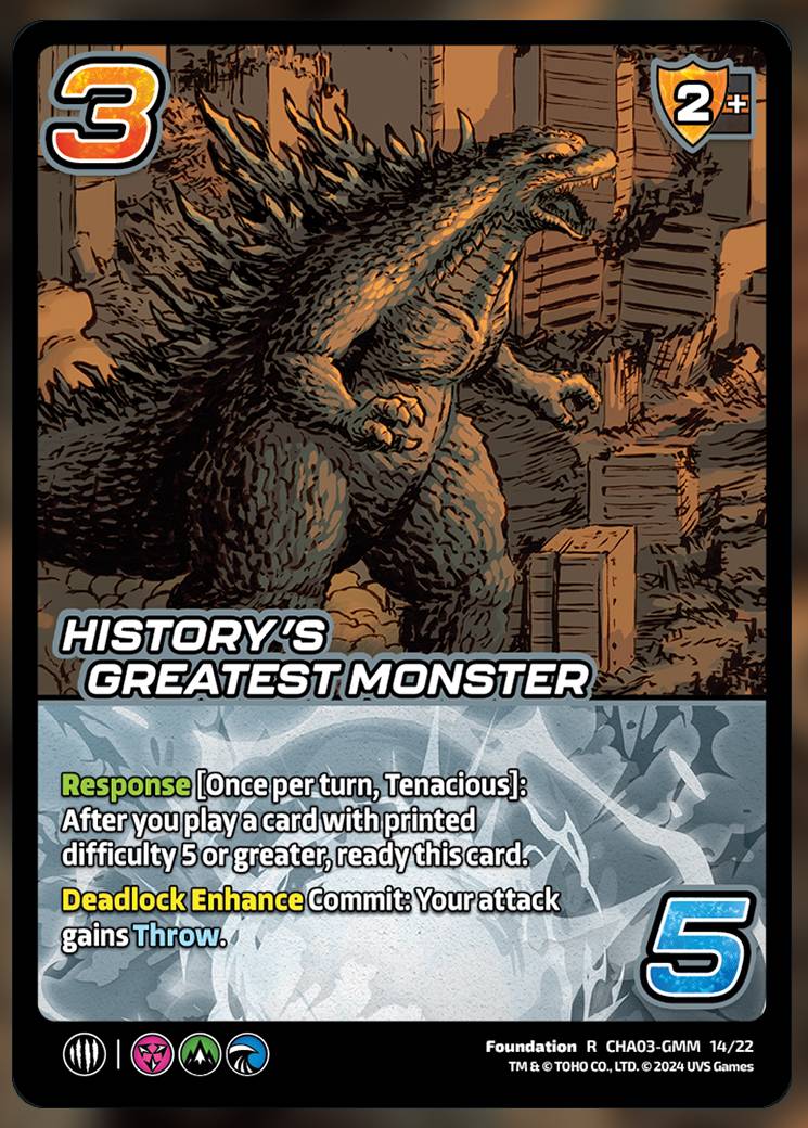 Every Card In UniVersus' Godzilla And Mothra Challenger Series Deck