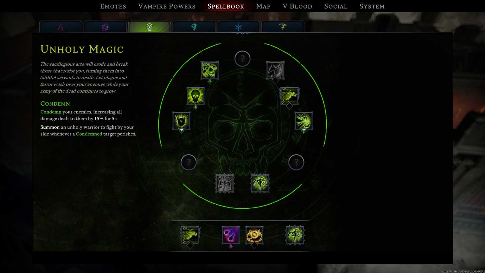 Every Skill And What It Does In V Rising