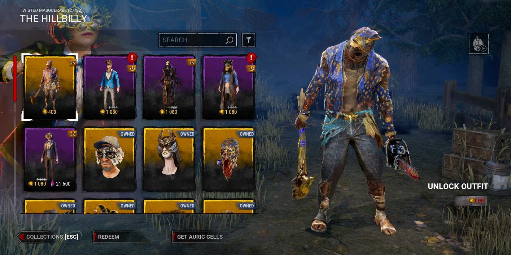 Best Twisted Masquerade Outfits In DBD