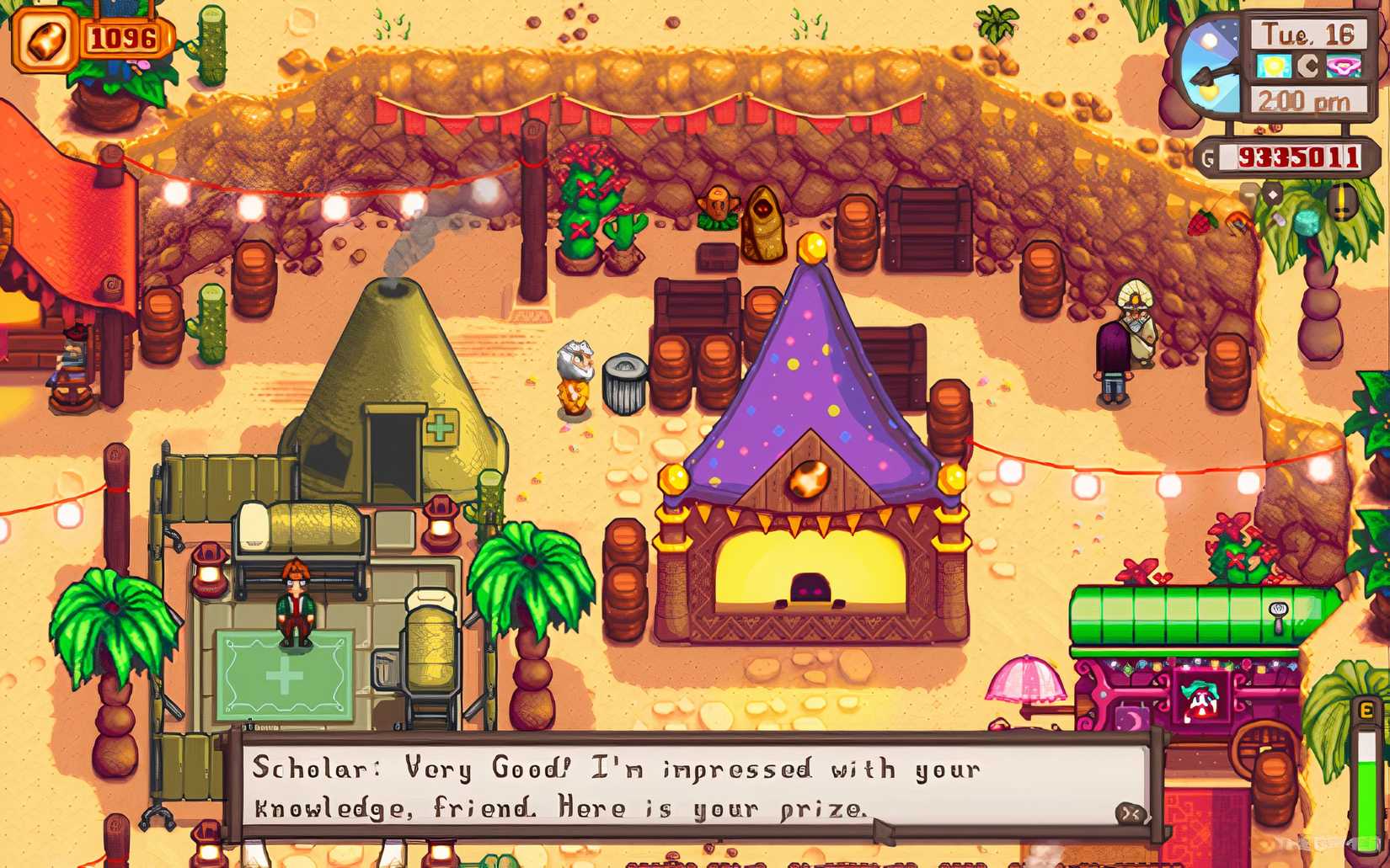 All Desert Festival Scholar Quiz Answers In Stardew Valley