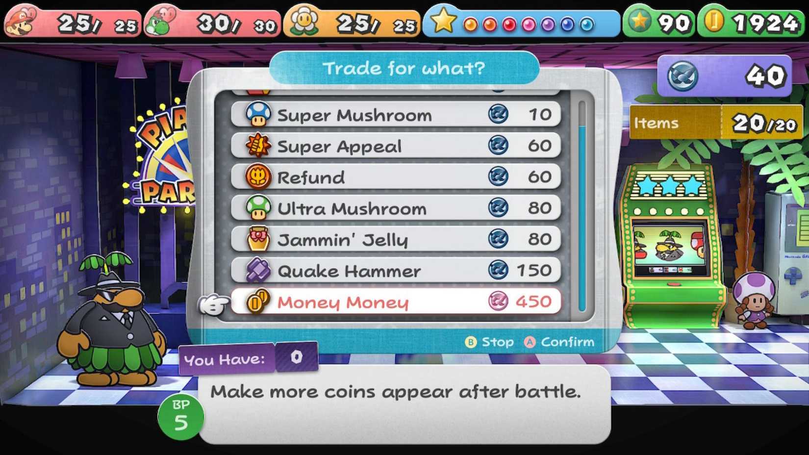 How To Get Coins Fast In Paper Mario: The Thousand Year Door
