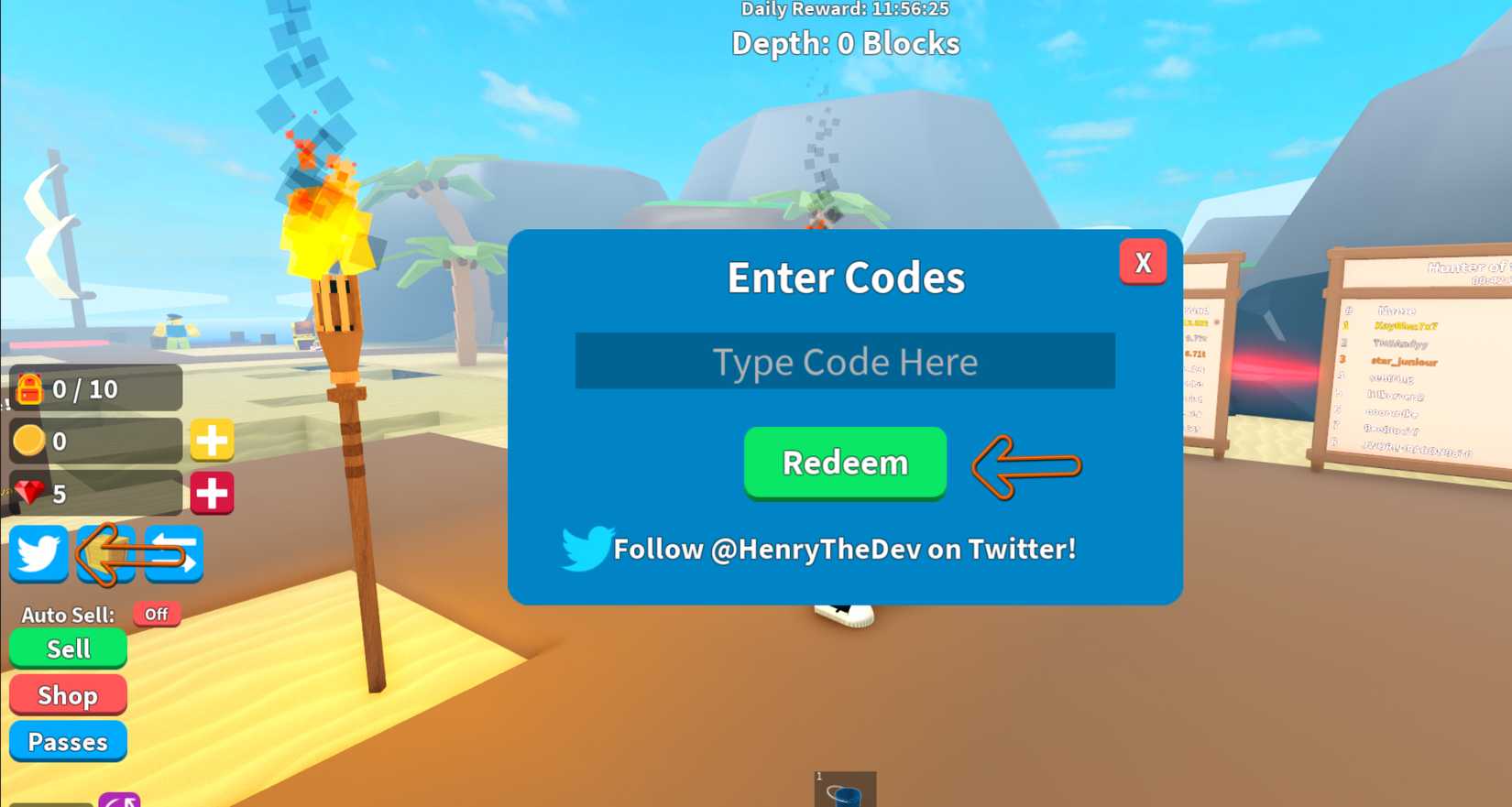 Treasure Hunt Simulator Codes - Roblox