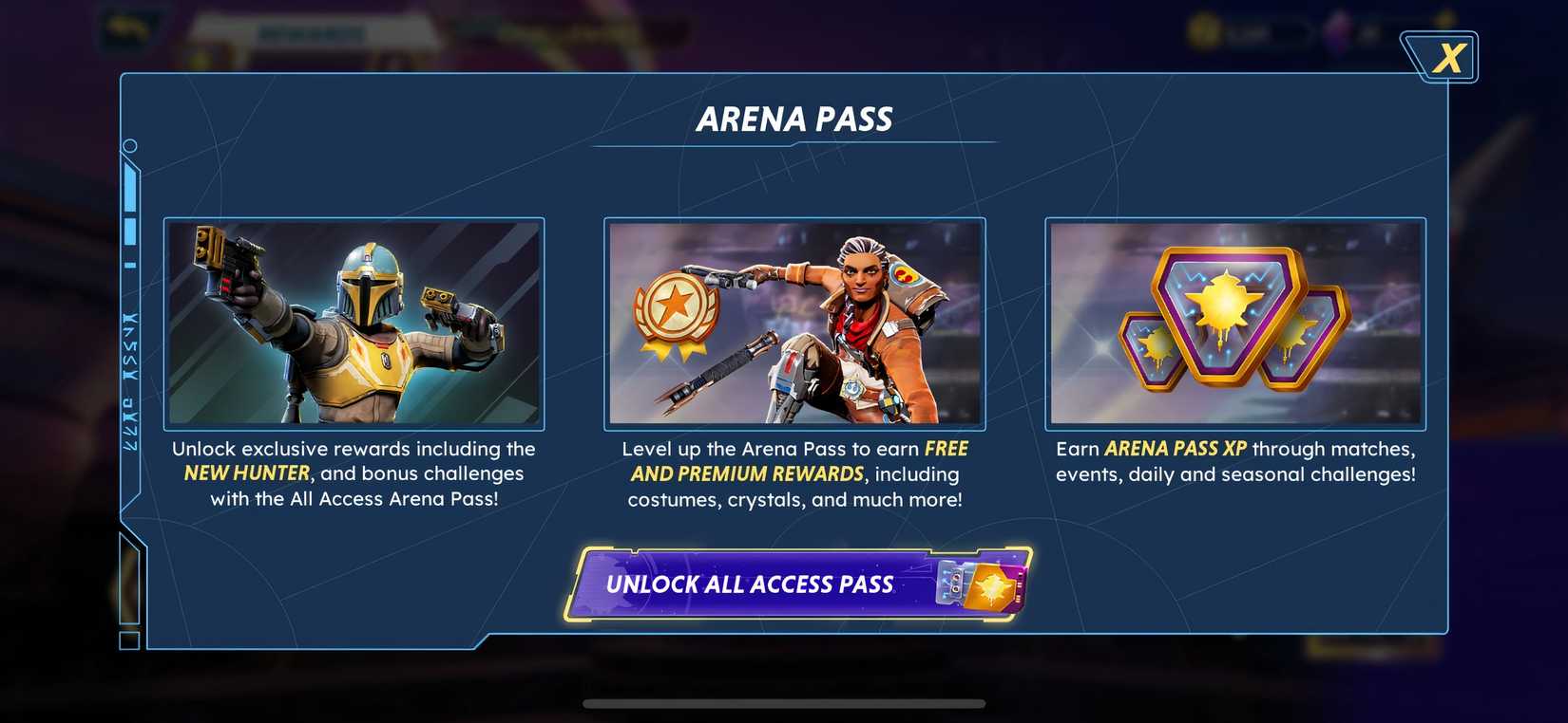 Every Reward In The Arena Pass In Star Wars: Hunters