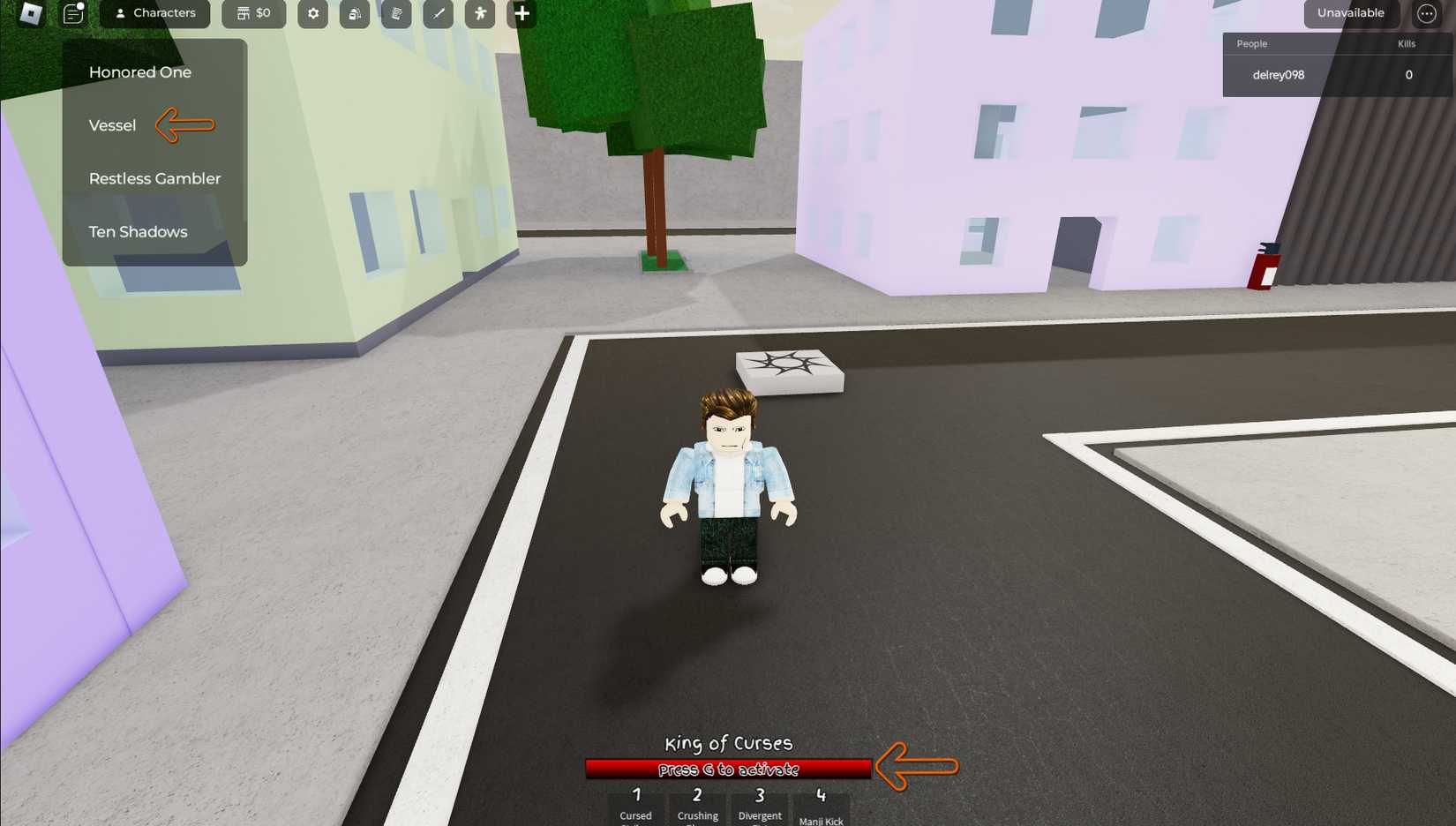 How To Use World Slash In Roblox Jujutsu Shenanigans