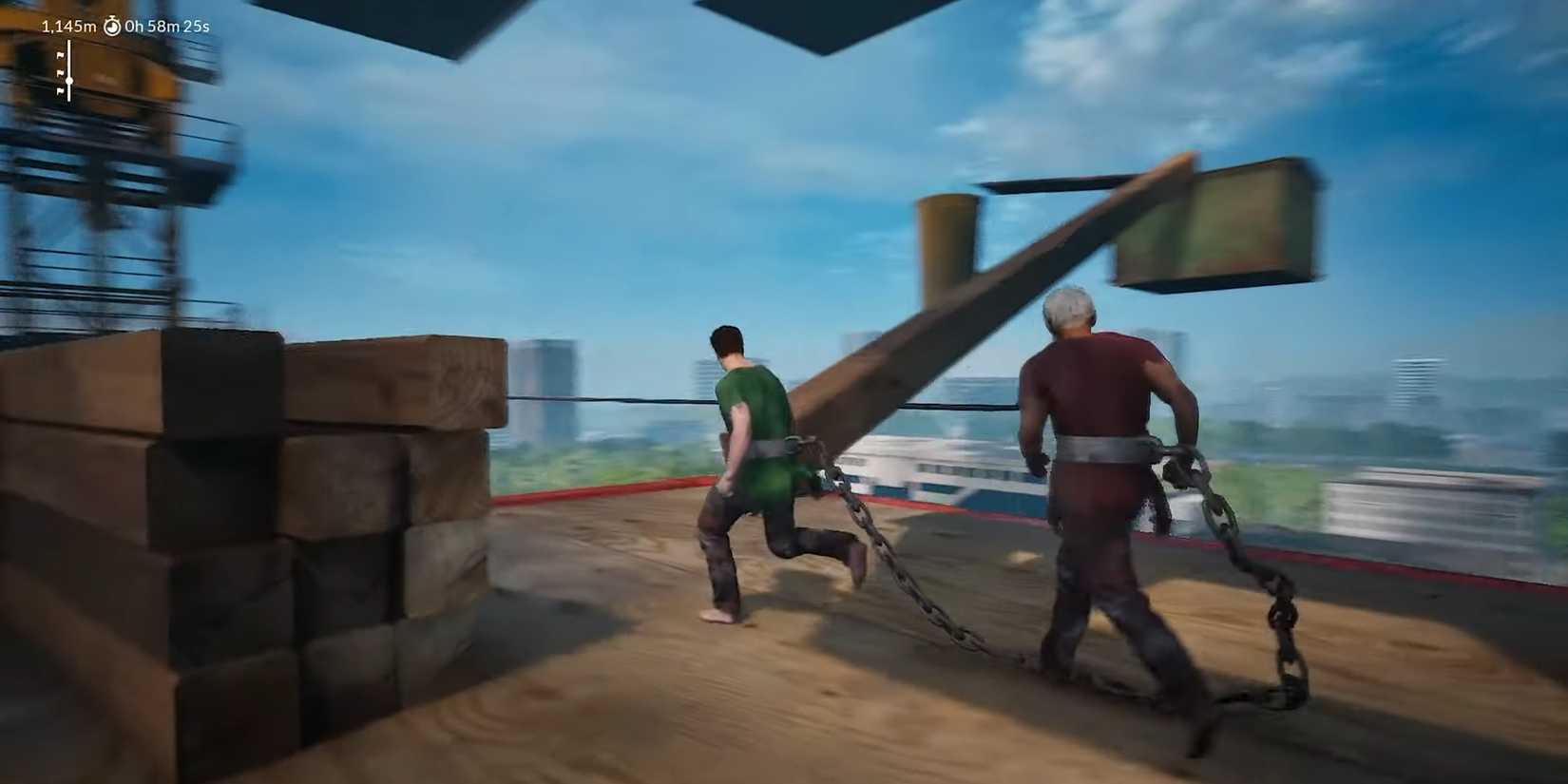 How Many Metres In The Chained Together Map?