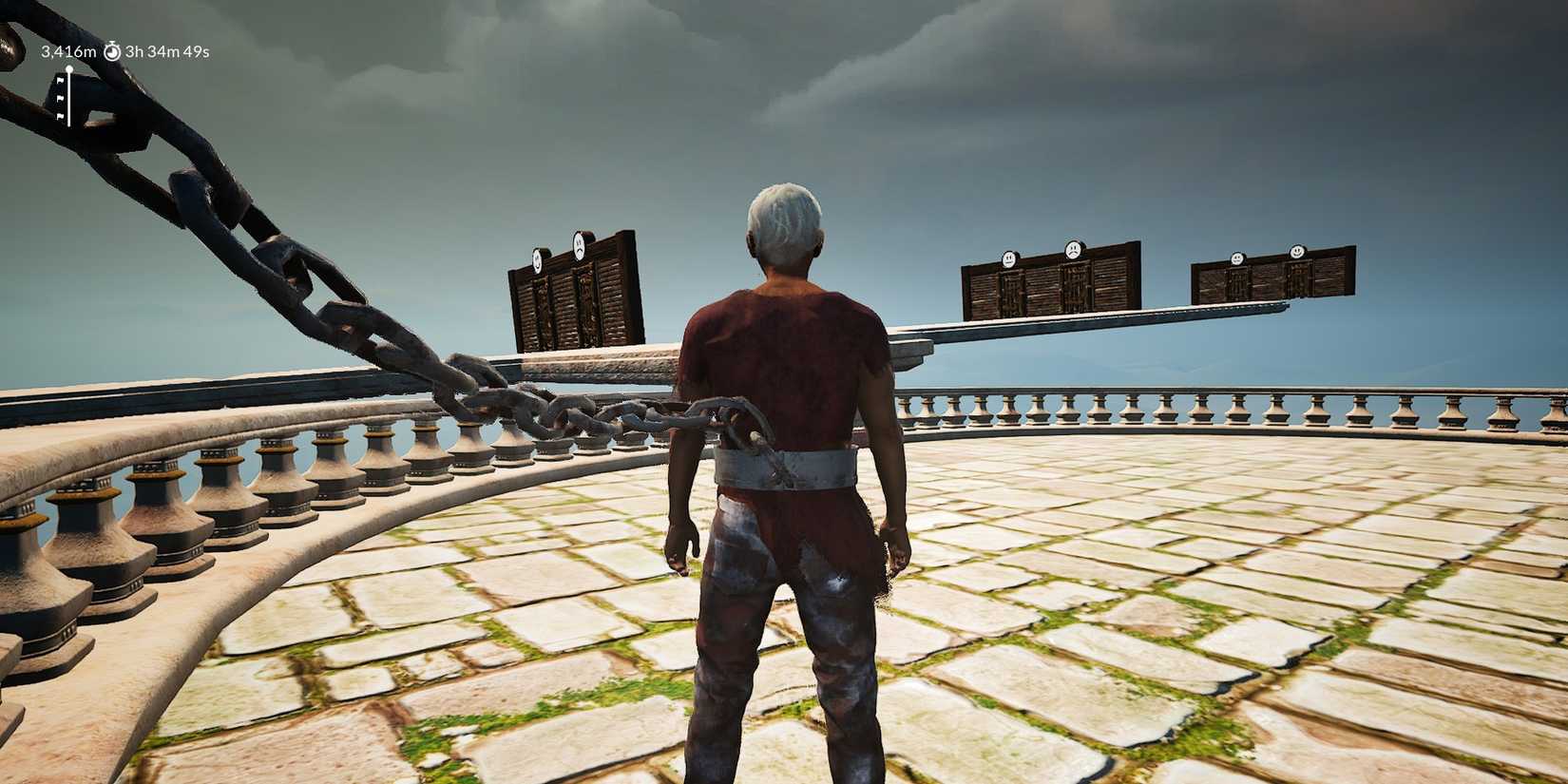 How Many Metres In The Chained Together Map?