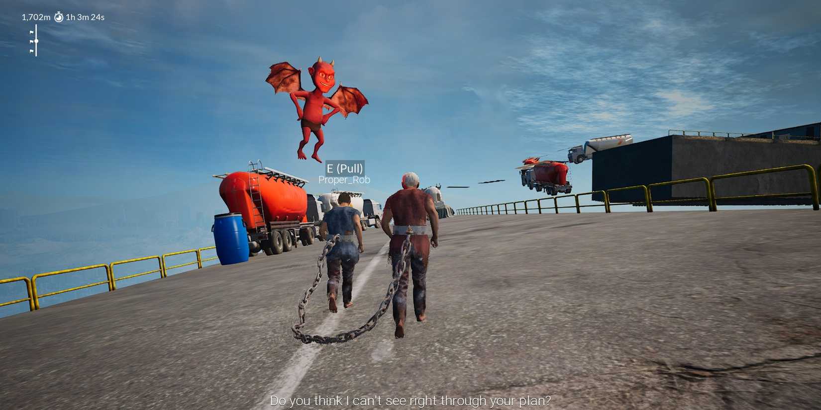 How Many Metres In The Chained Together Map?