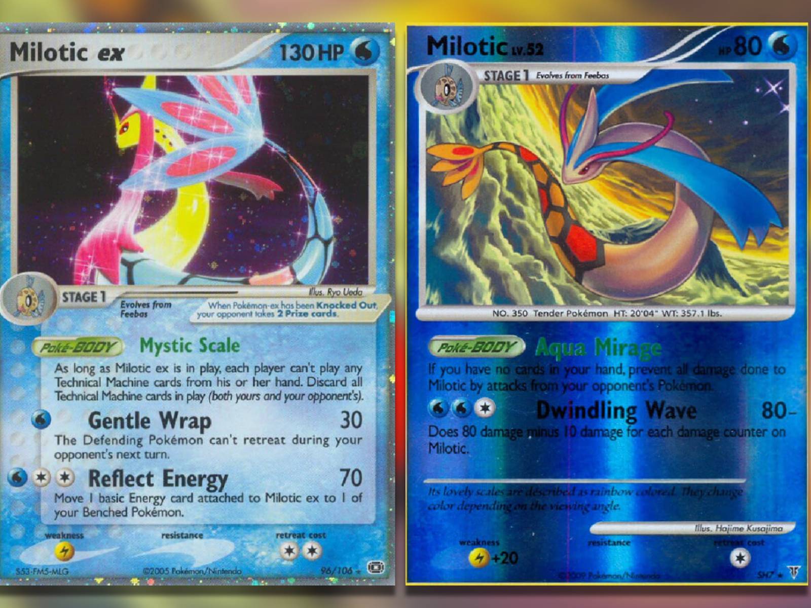 Milotic Card Pokemon Milotic (Shiny) Supreme Victors (SV) Lightly
