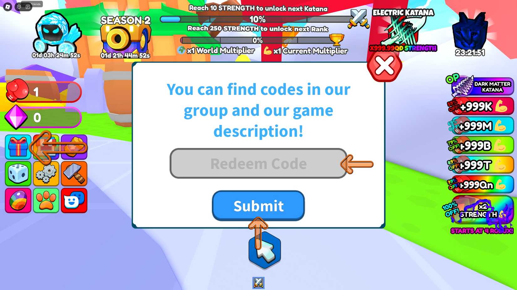 Strong Ninja Simulator Codes - Roblox