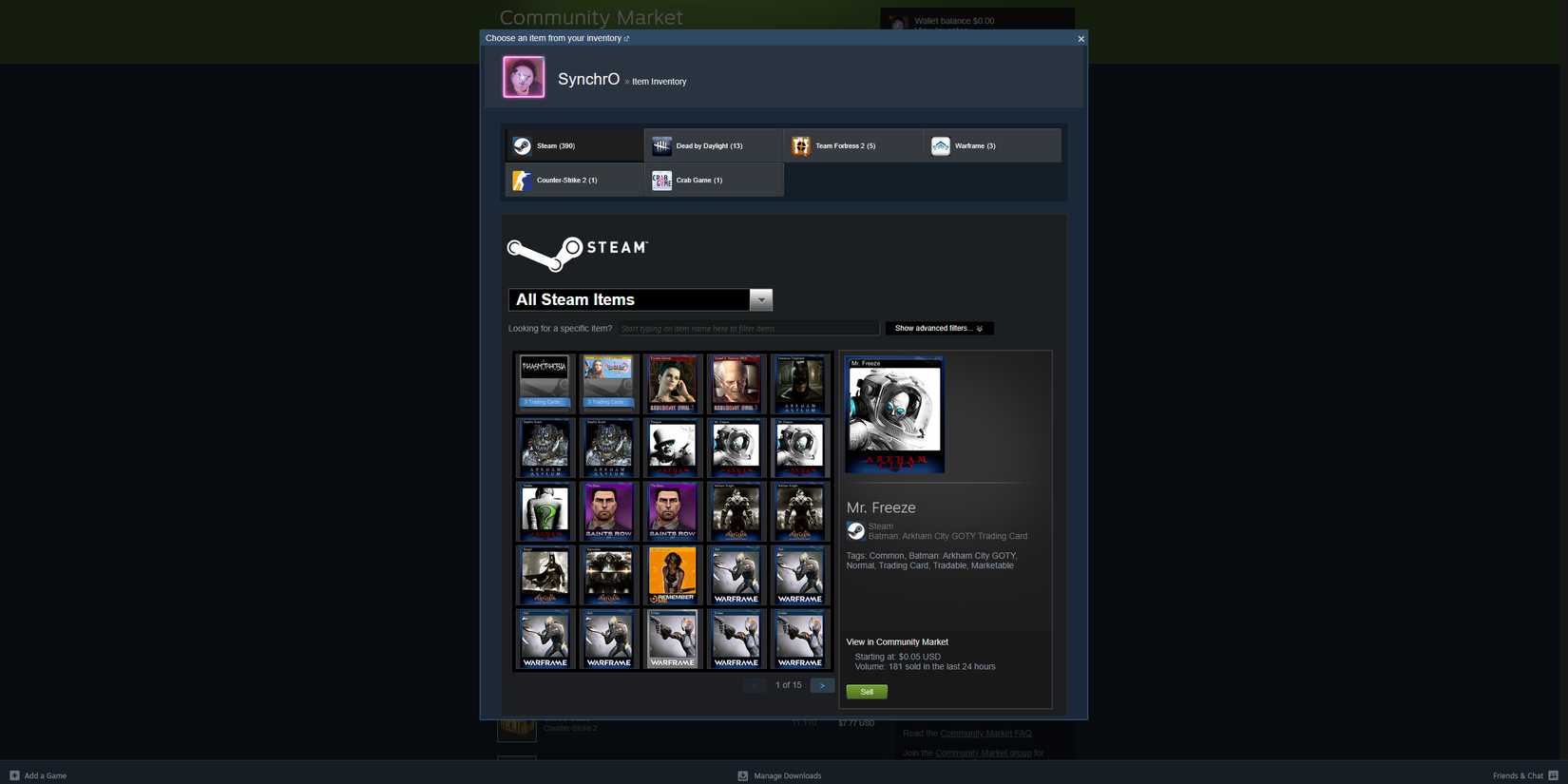 How To Sell Steam Trading Cards