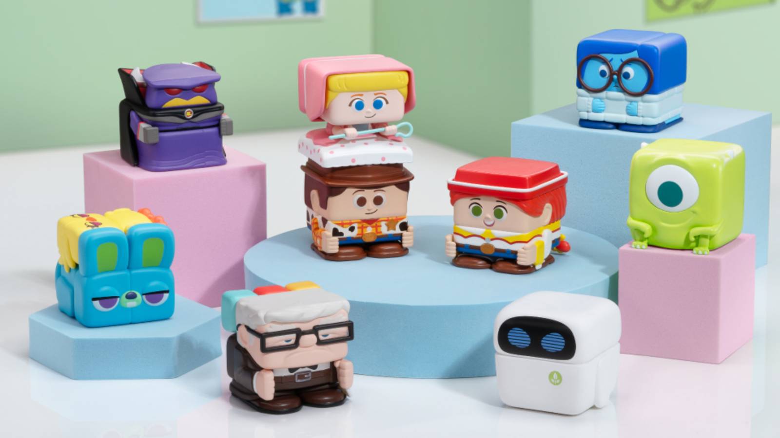 New Disney Pixar Collectible Called Pop Cube Available At Pop Mart
