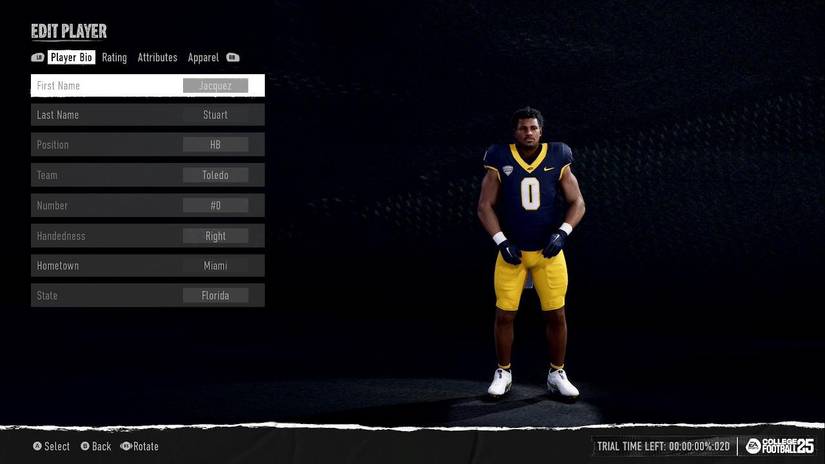 The Fastest Running Backs In EA Sports College Football 25