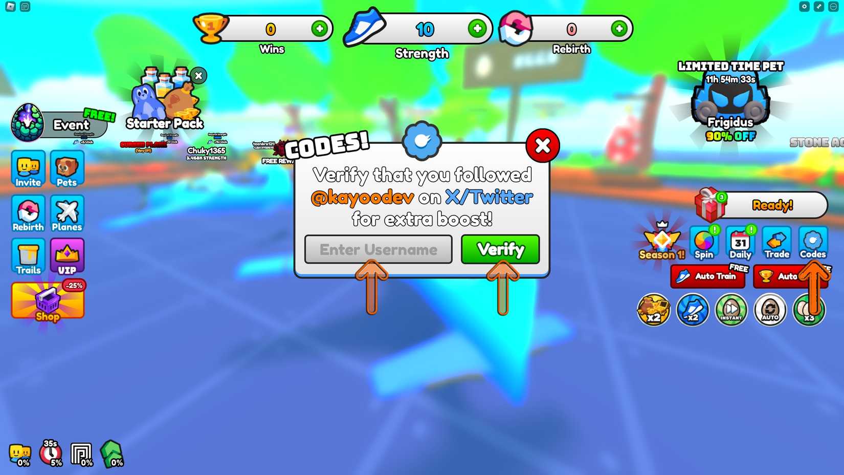 Plane Race Codes - Roblox