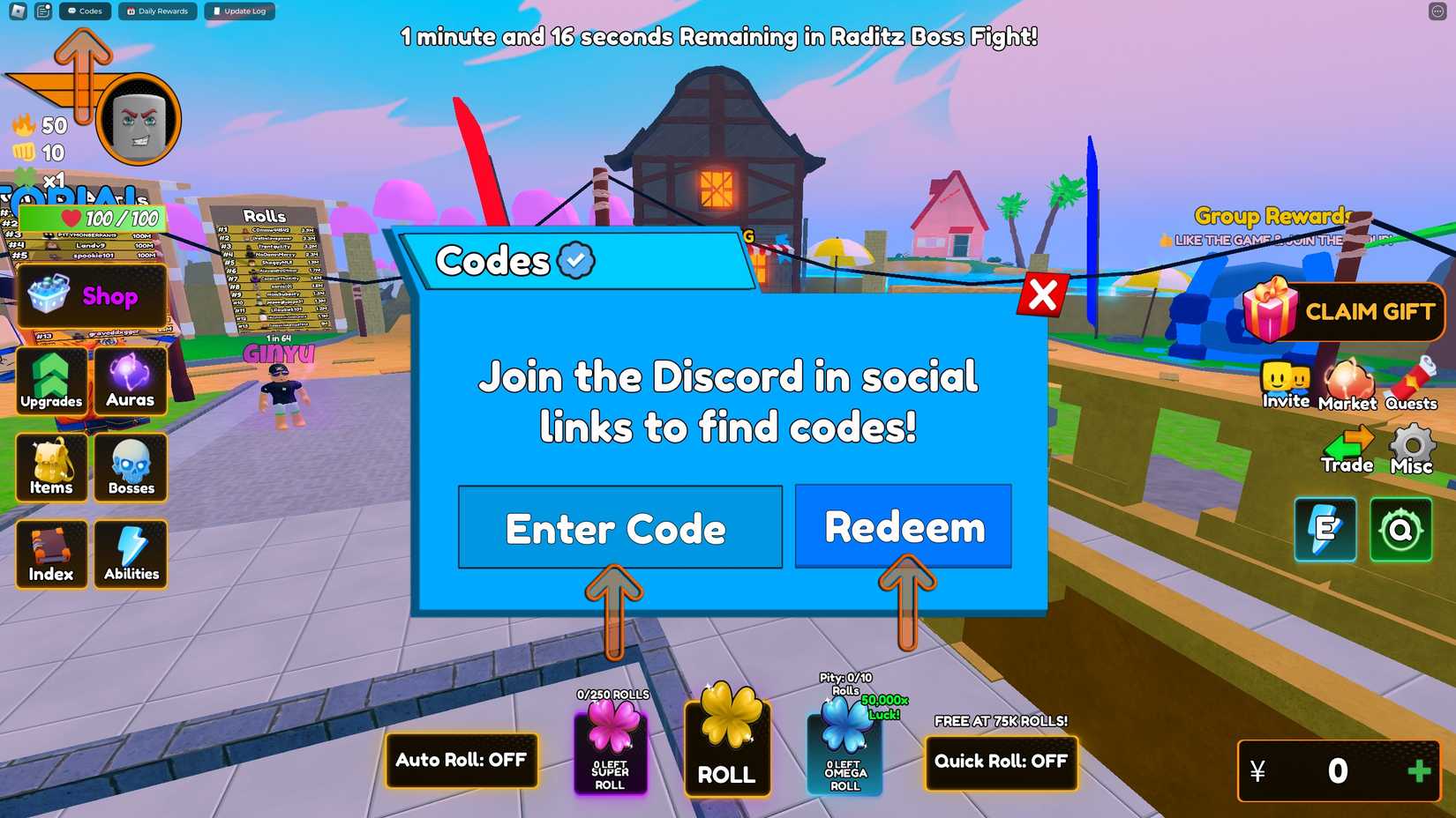 Dragon Ball RNG Codes - Roblox