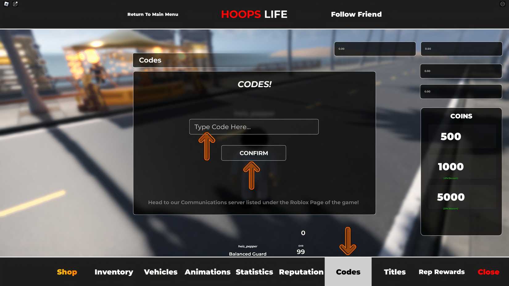 Hoops Life Basketball Codes - Roblox