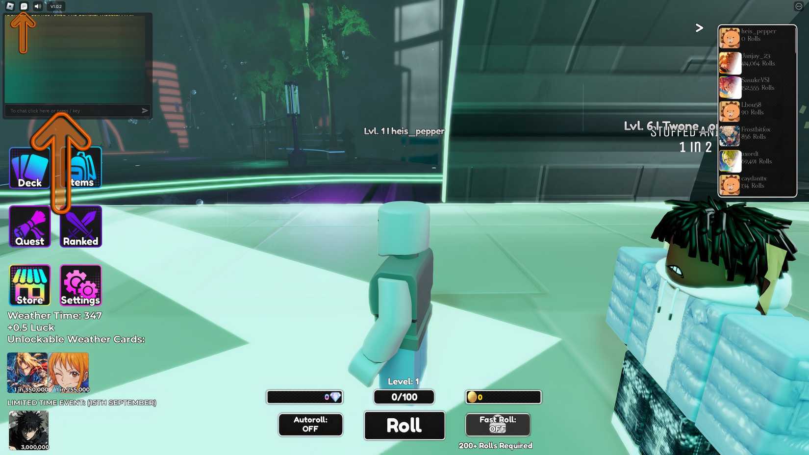 Anime Card RNG Codes - Roblox