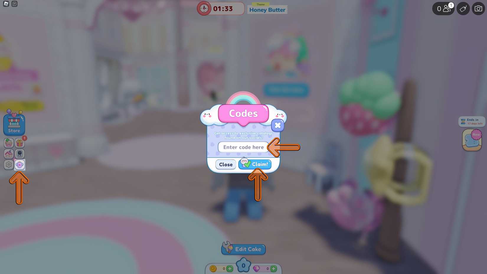 Cake Off Codes - Roblox