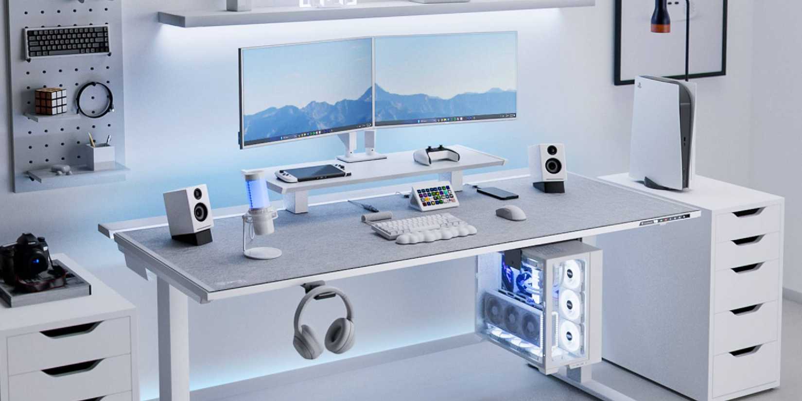 Secretlab Unveils The Sleek Pure White Magnus Standing Desk Collection