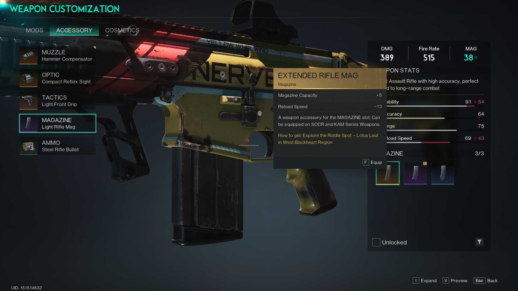 How To Get The Extended Rifle Mag In Once Human