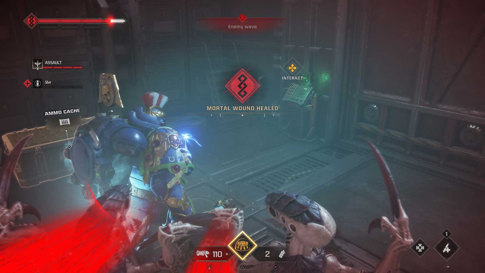 How To Cure Mortal Wound In WH40K: Space Marine 2