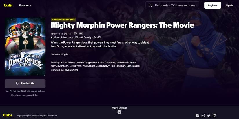 Where To Watch Power Rangers