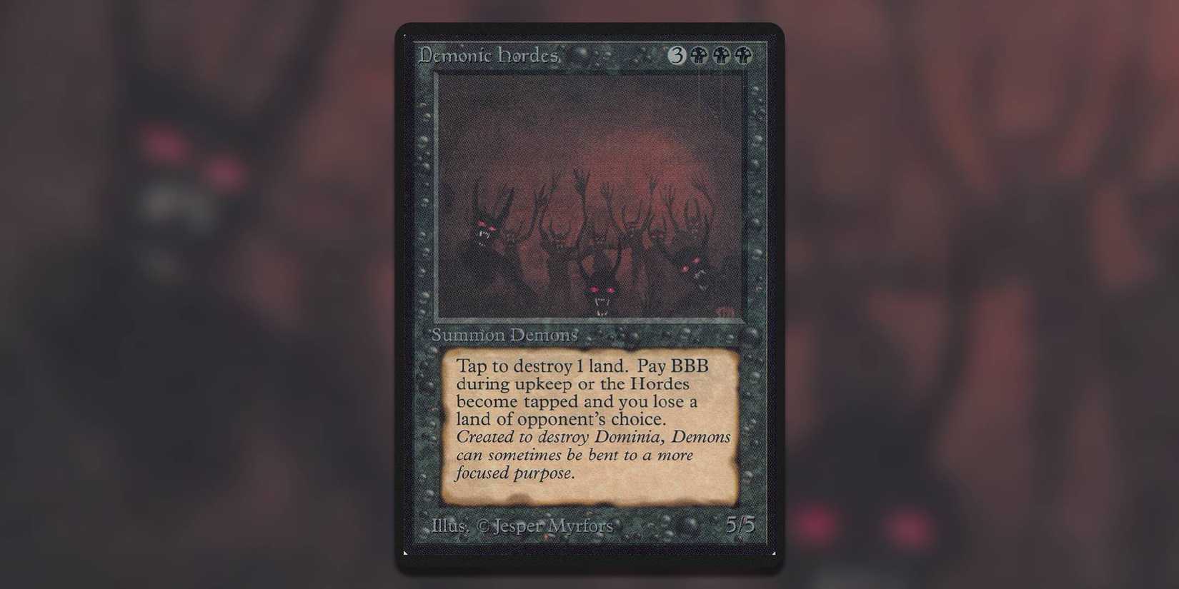 The Most Valuable Demons In MTG