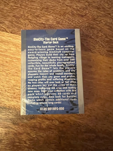 I Opened A 30-Year-Old Sealed Deck From SimCity: The Card Game