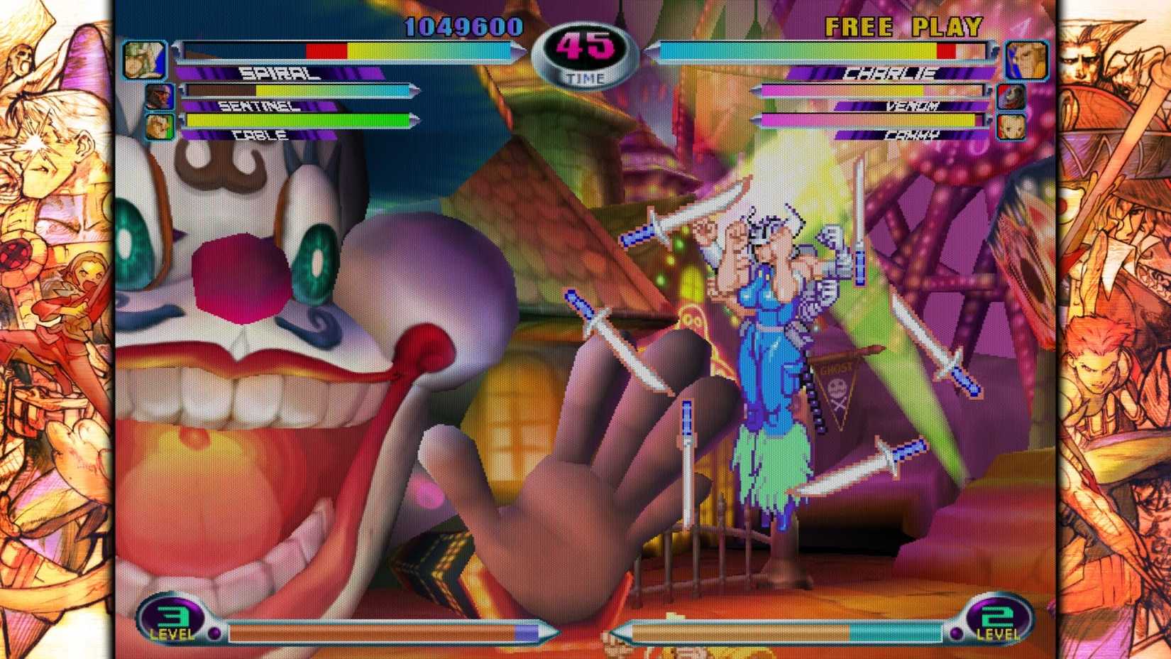 The Best Teams For MVC2 In Marvel Vs. Capcom Fighting Collection: Arcade Classics