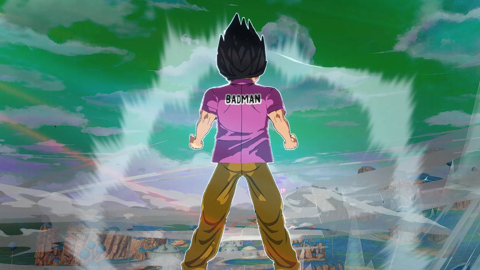 Dragon Ball: Sparking Zero Fans Add Vegeta's Badman Shirt And Goku's Jacket