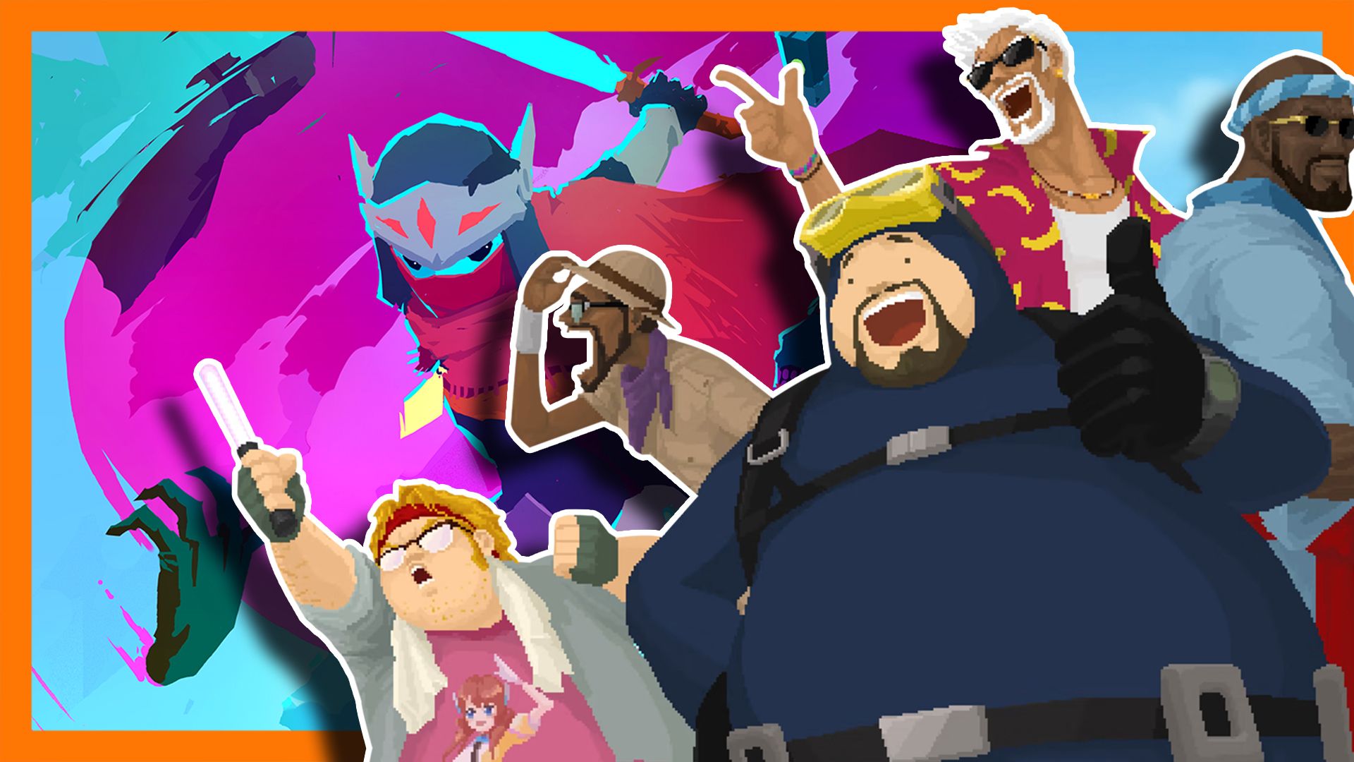 Pixel Video Game Art