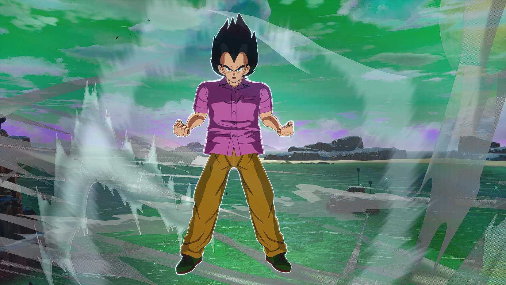 Dragon Ball: Sparking Zero Fans Add Vegeta's Badman Shirt And Goku's Jacket