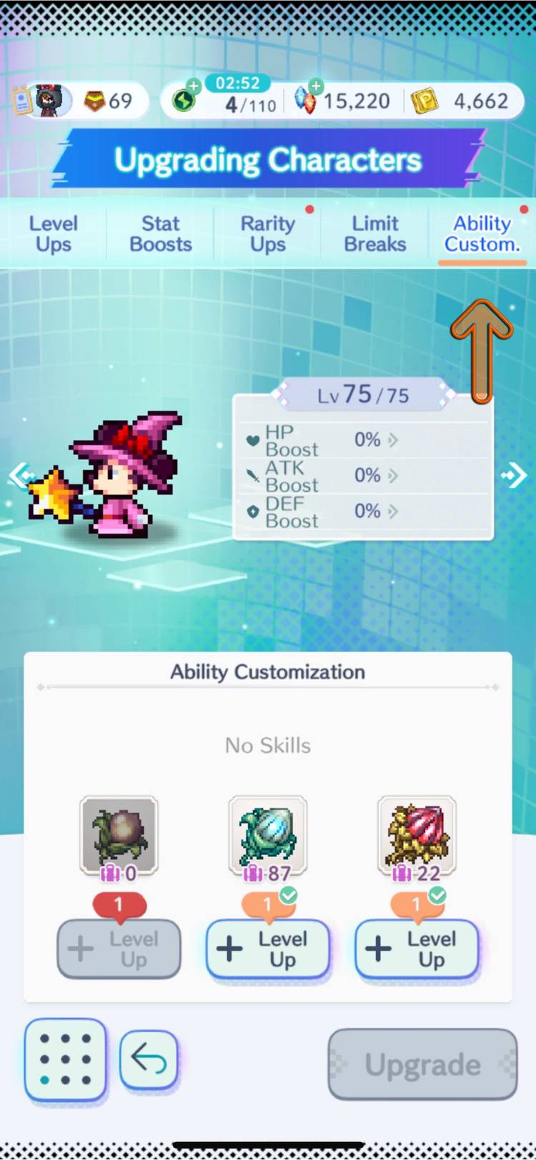 Every Custom Ability And How To Unlock Them In Disney Pixel RPG