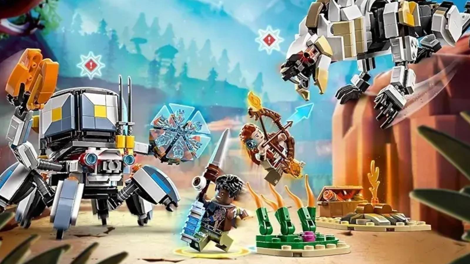 Lego Horizon Set Will Include Sawtooth, Shell-Walker, And Minifigures